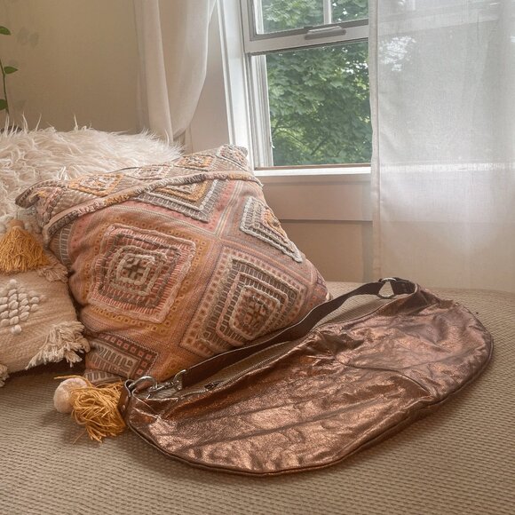Coach | Bags | Coach Metallic Copper Shoulder Bag | Poshmark